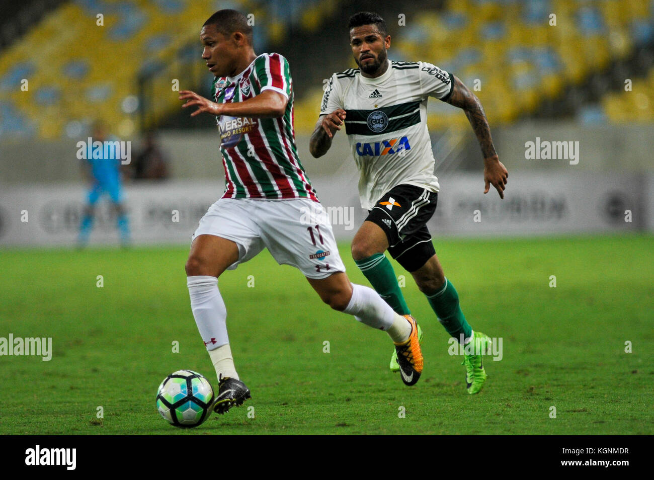 Rio De Janeiro, Brazil. 09th Nov, 2017. Wellington Silva during ...