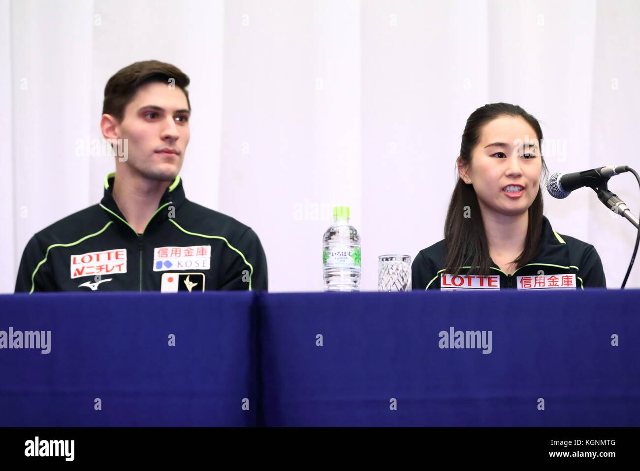 Osaka, Japan. 9th Nov, 2017. Sumire Suto & Francis Boudreau Audet (JPN ...