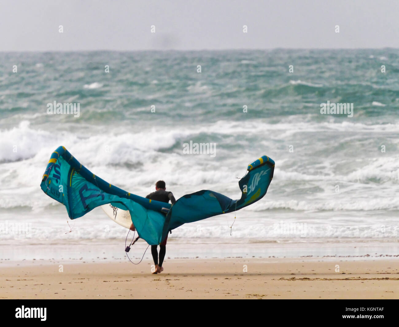 Struggling Against The Wind High Resolution Stock Photography and ...