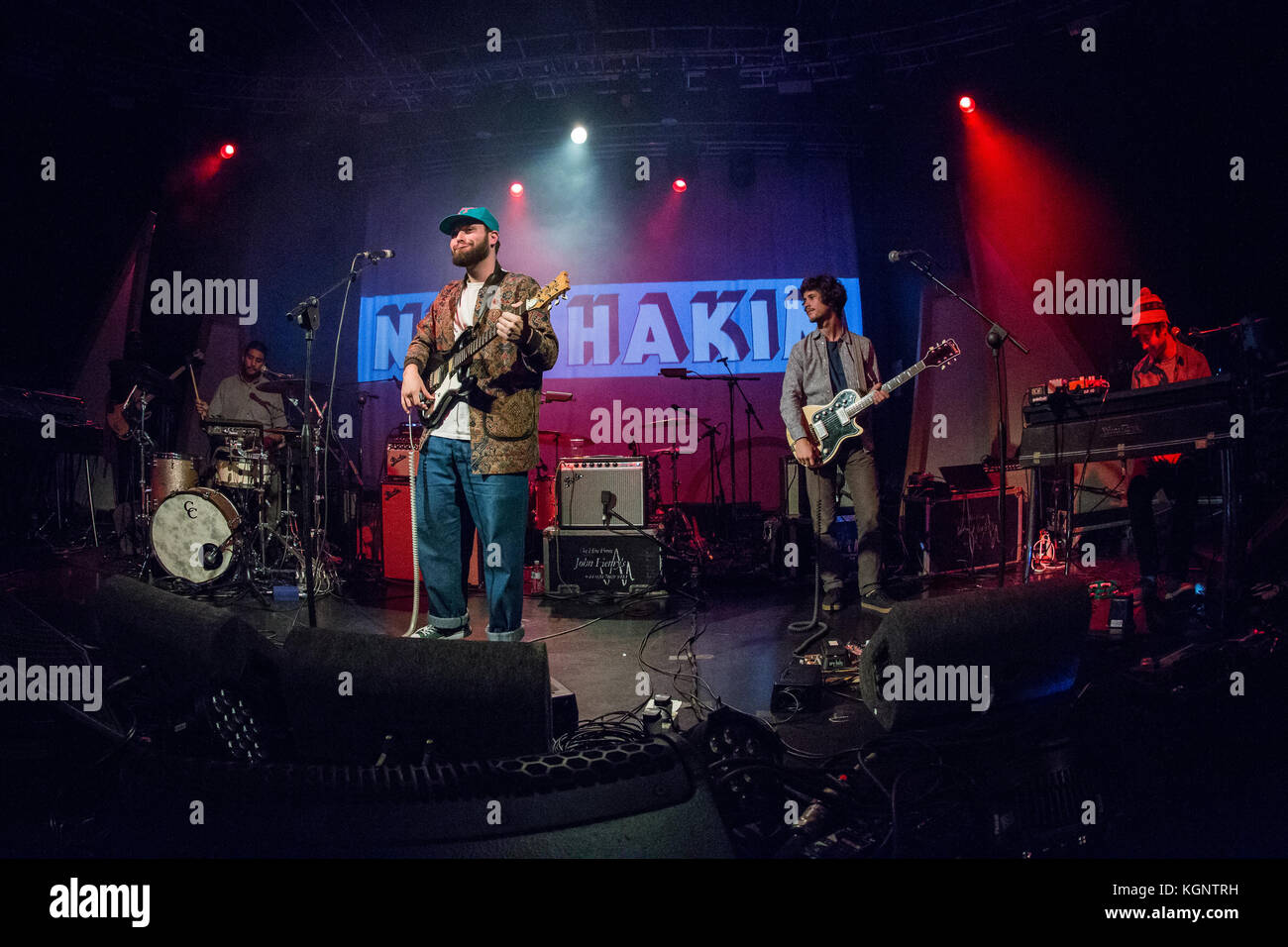 Milan, Italy. 10th Nov, 2017. The American singer-songwriter NICK HAKIM ...