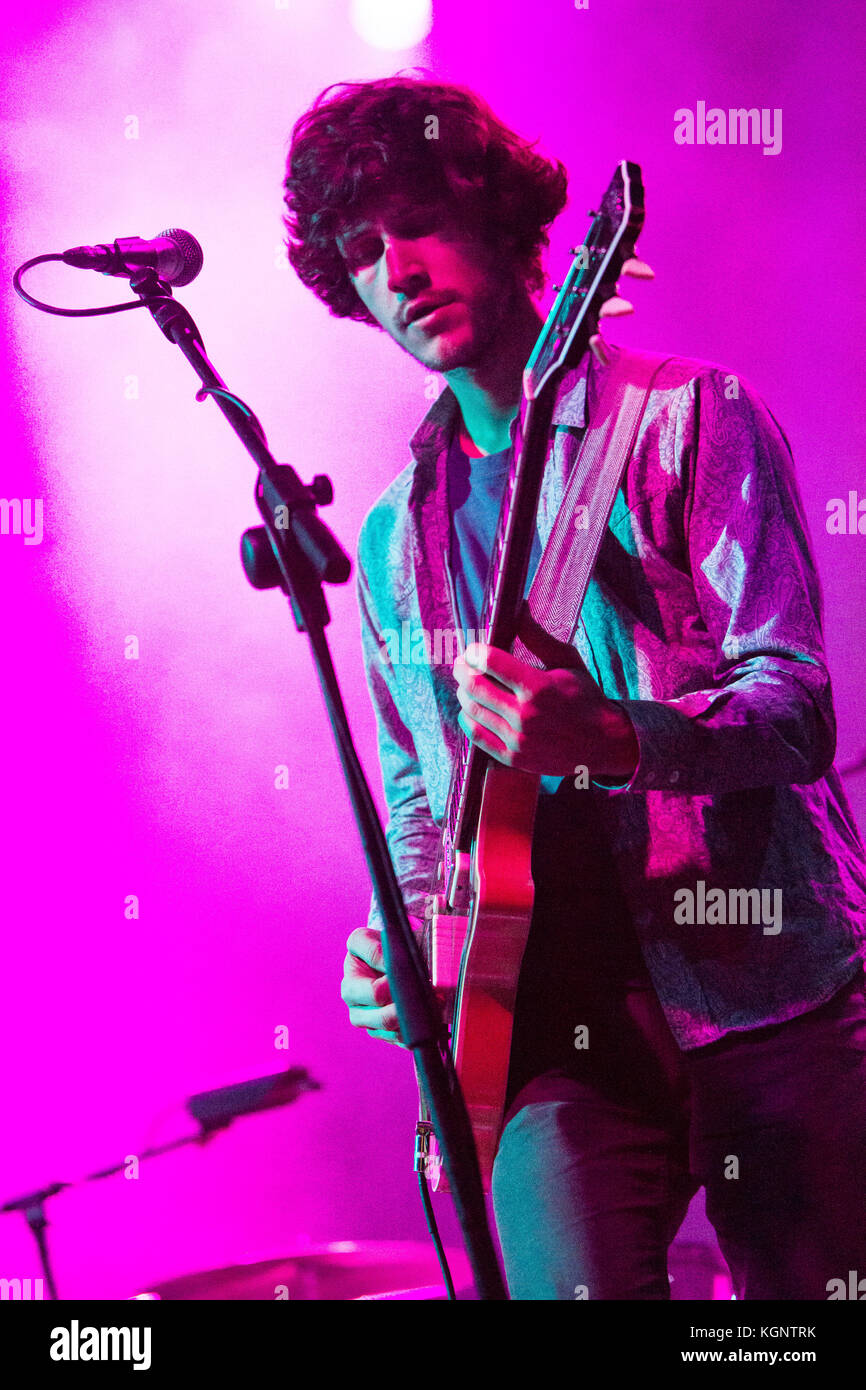 Milan, Italy. 10th Nov, 2017. The American singer-songwriter NICK HAKIM ...