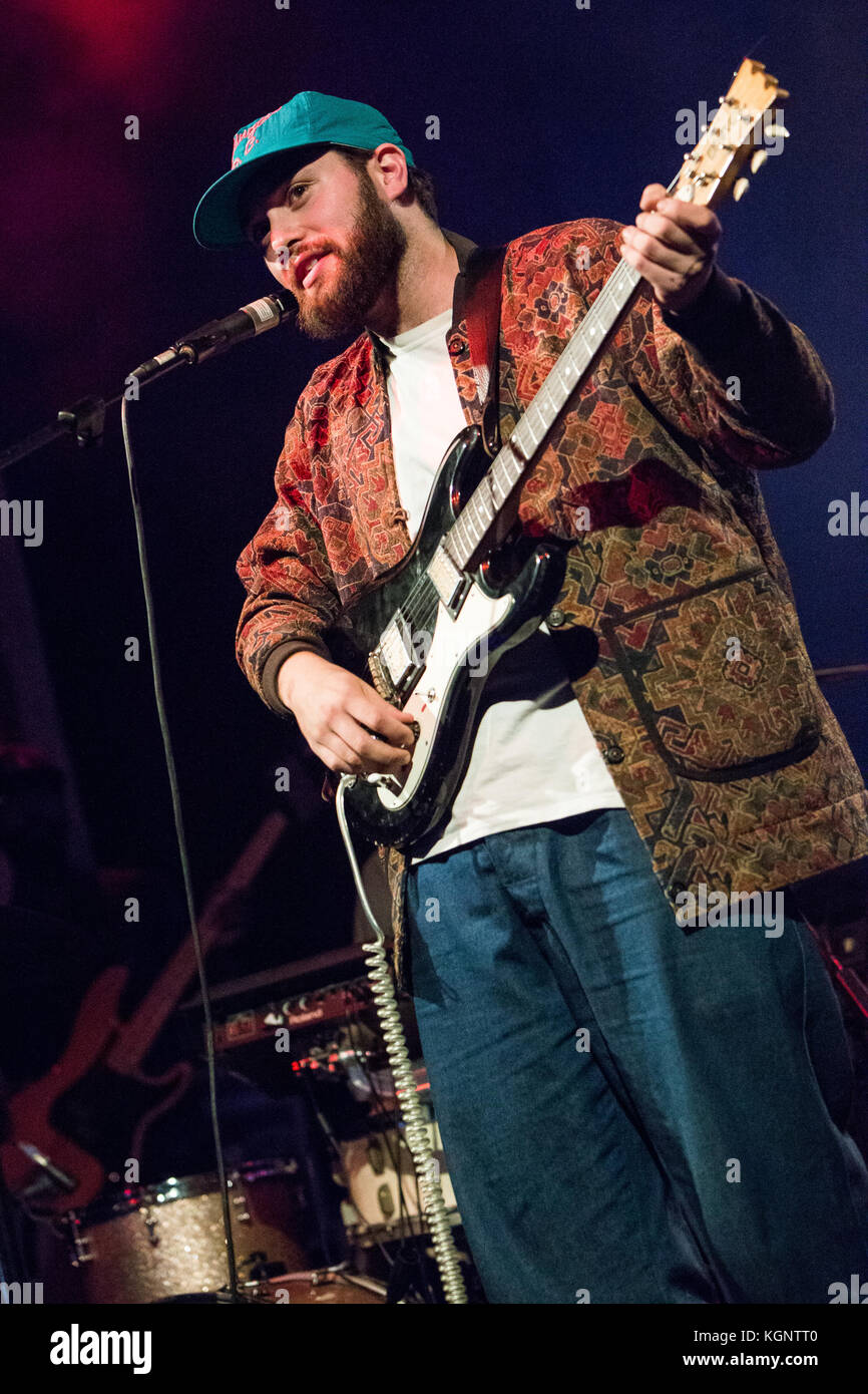 Milan, Italy. 10th Nov, 2017. The American singer-songwriter NICK HAKIM ...
