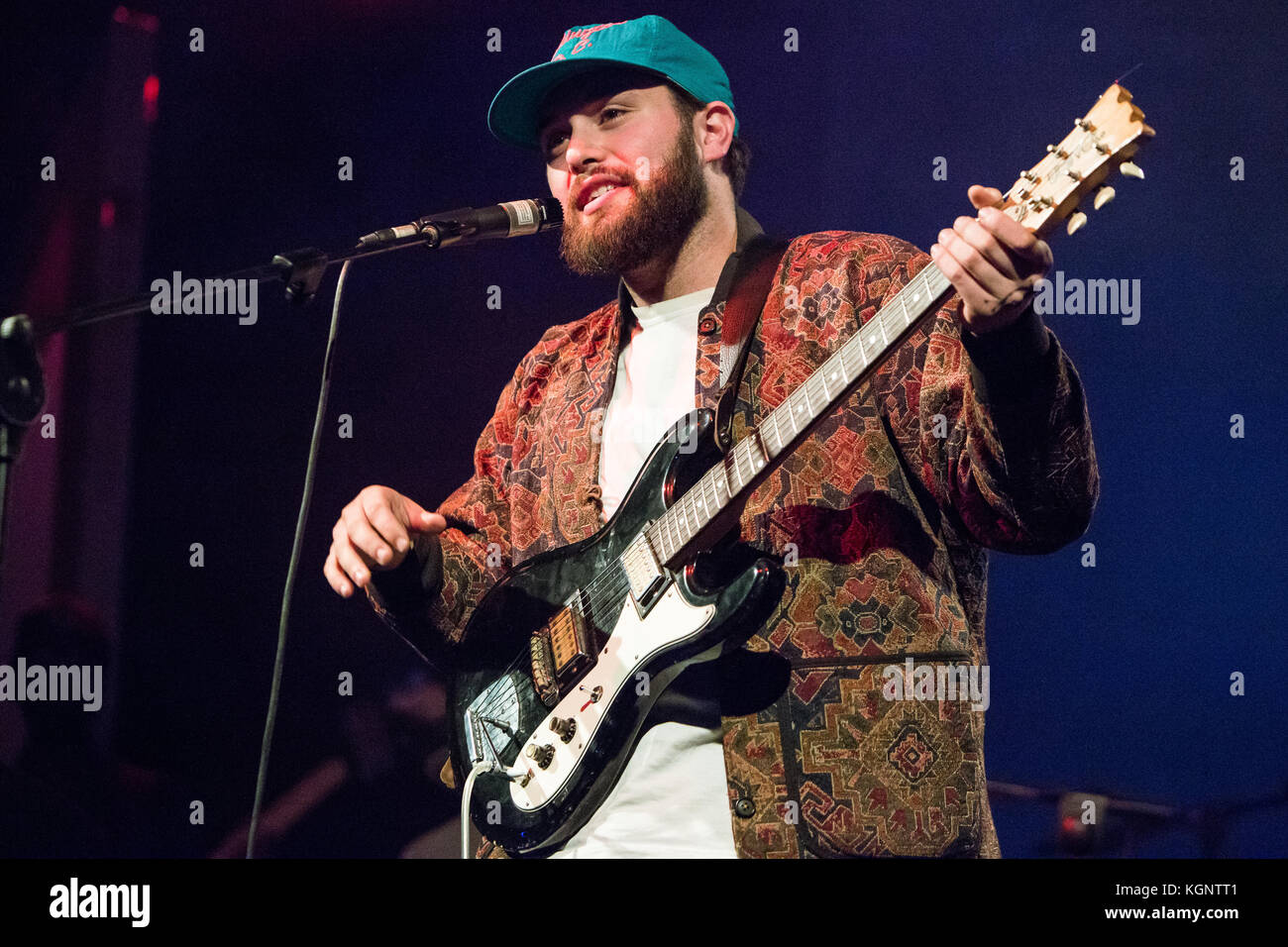 Milan, Italy. 10th Nov, 2017. The American singer-songwriter NICK HAKIM ...