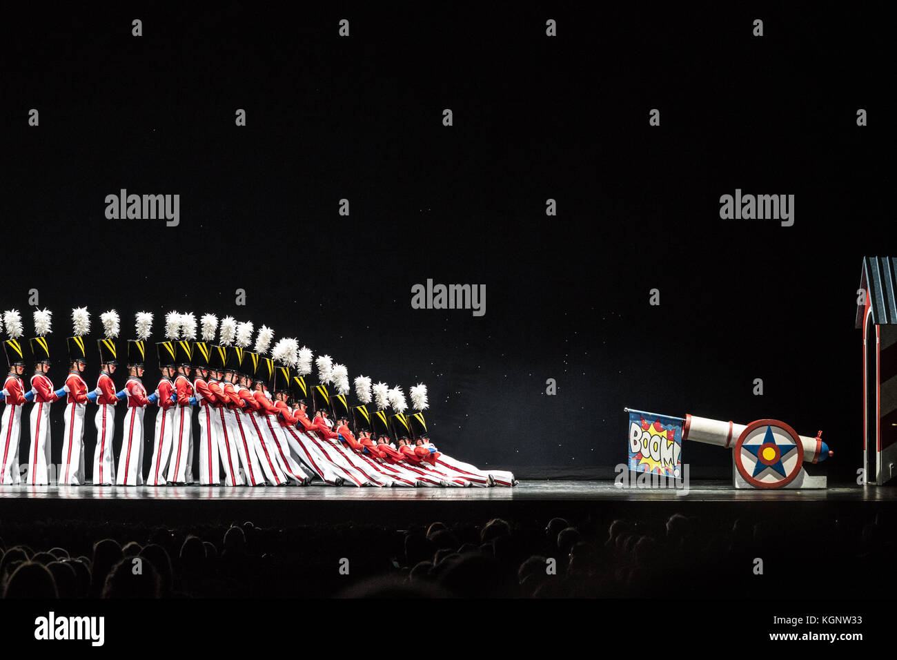 New York, USA, 10 Nov 2017. The Radio City Rockettes.perform the ...