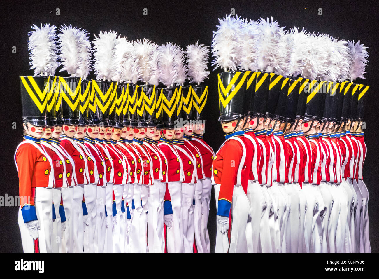 New York, USA, 10 Nov 2017. The Radio City Rockettes.perform the ...