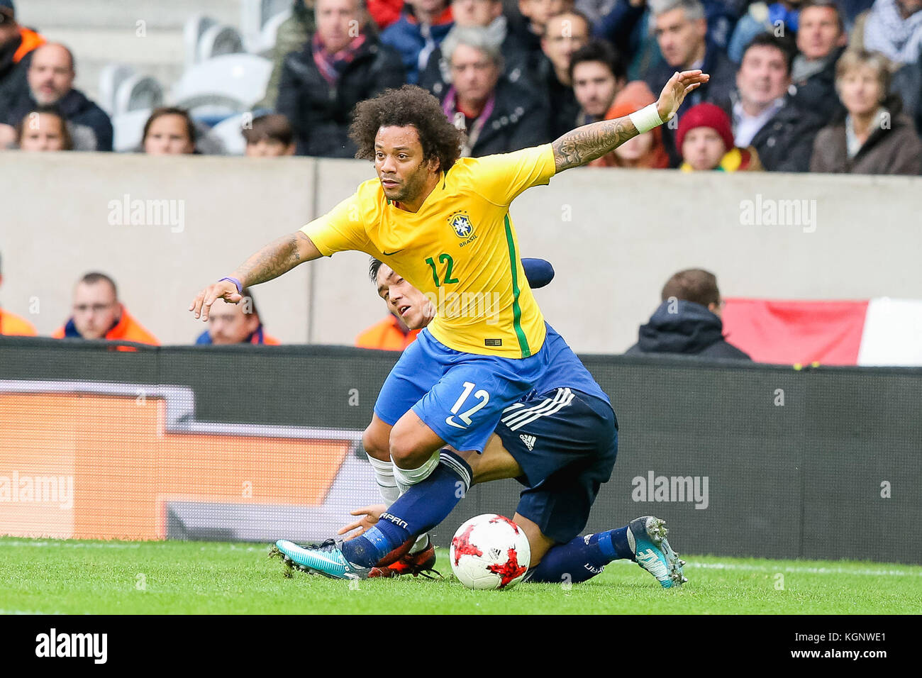 Lille, France. 10th Nov, 2017. Marcelo (BRA) Football/Soccer : Marcelo ...