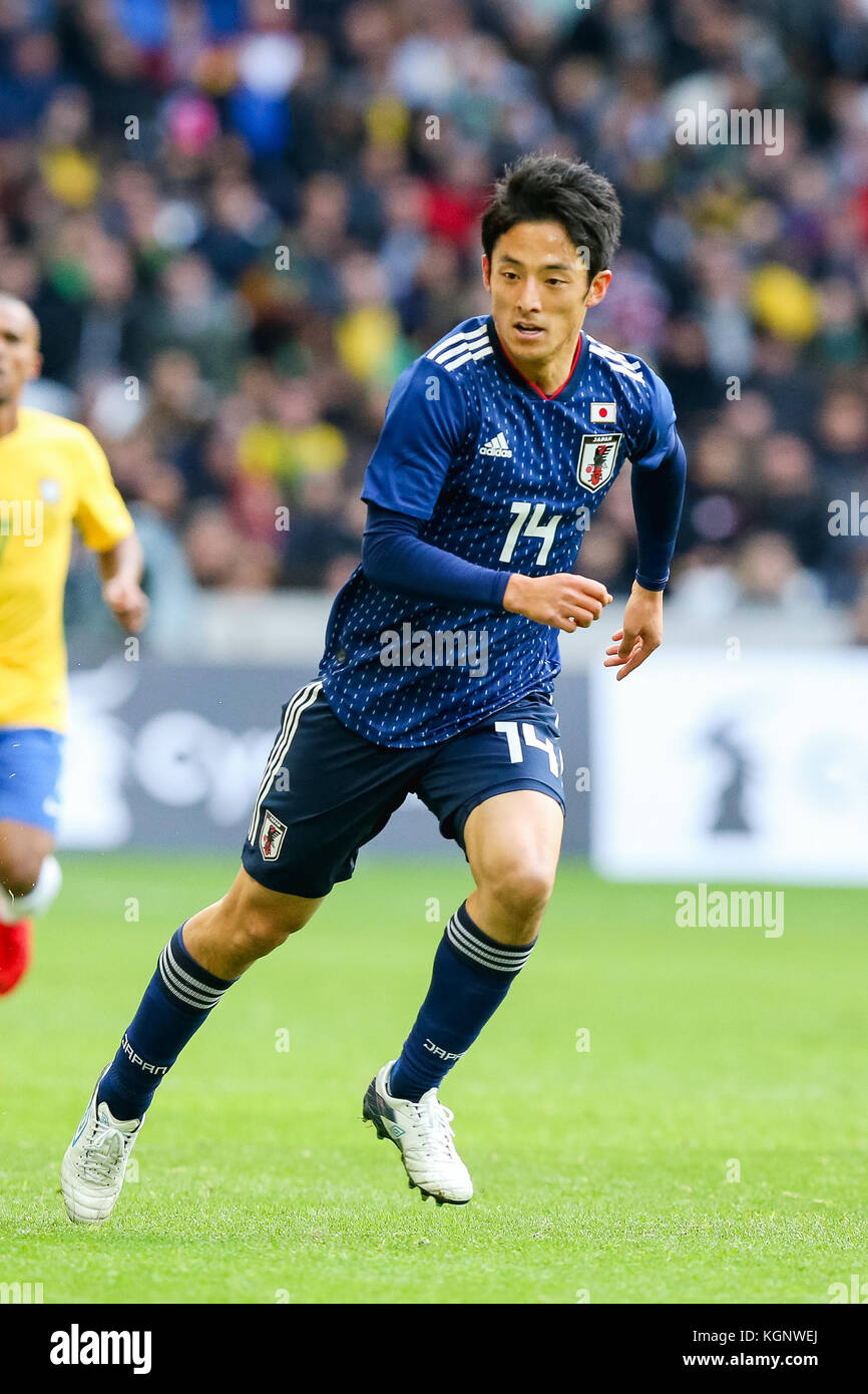 Lille, France. 10th Nov, 2017. Ryota Morioka (JPN) Football/Soccer : Ryota Morioka of Japan ...