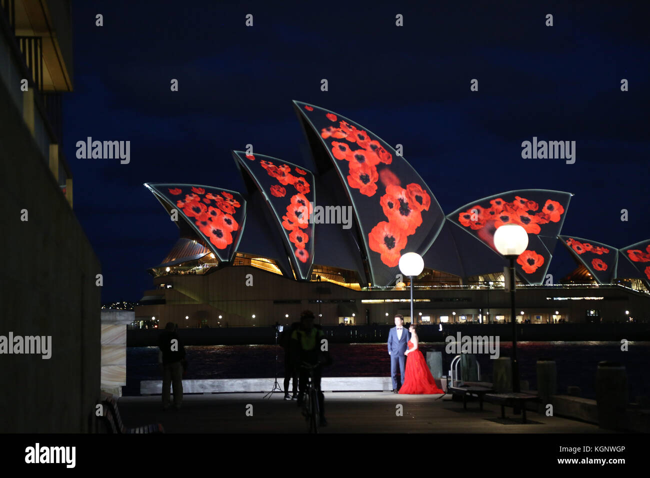 Sydney, Australia. 11th Nov, 2017. The sails of the Sydney Opera House ...