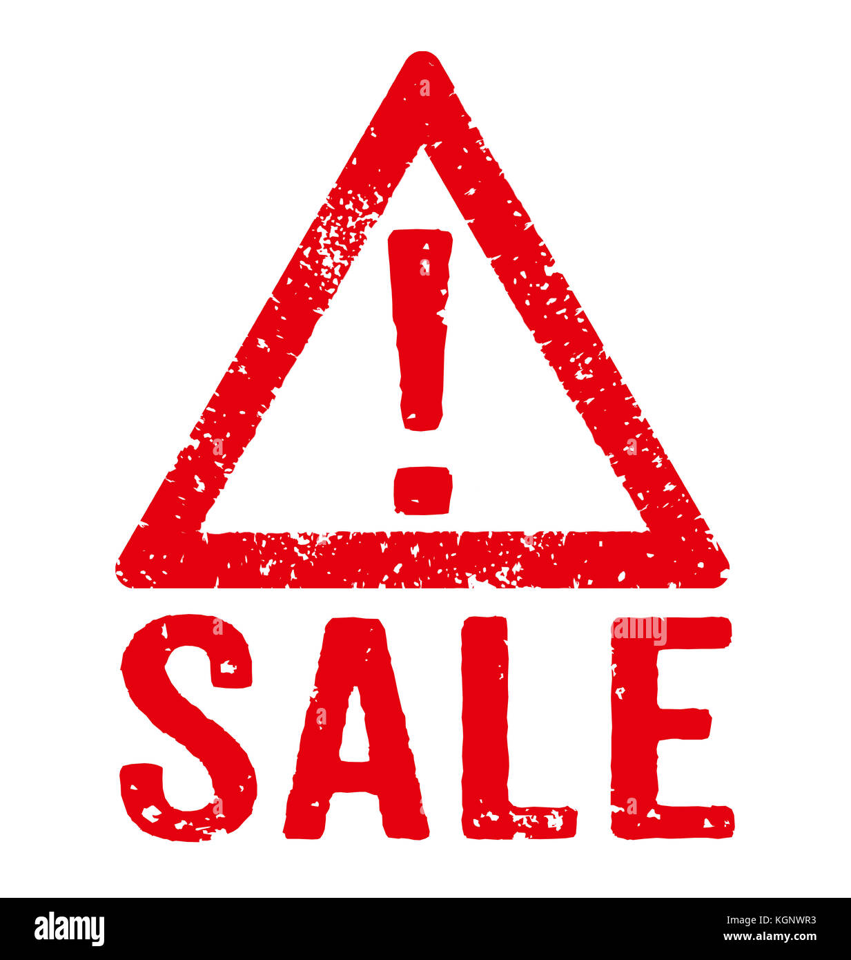 A red stamp on a white background - Sale Stock Photo - Alamy
