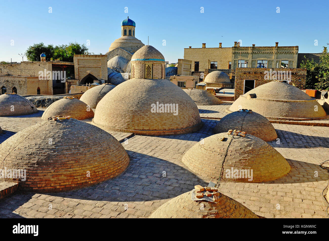 Bukhara: old town architecture Stock Photo - Alamy