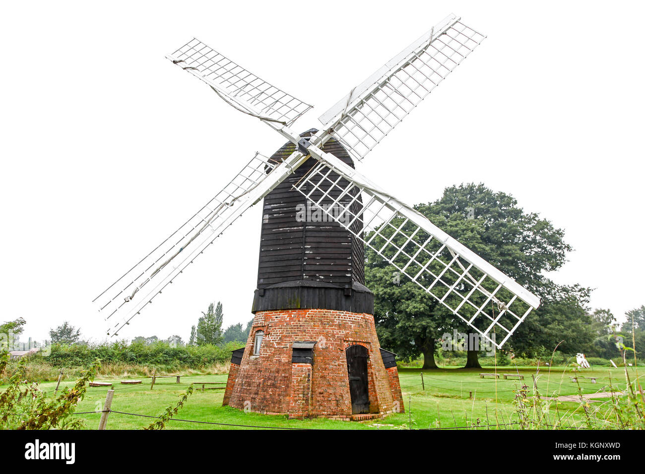 A postmill, windmill, which dates from the early 19th century at the ...