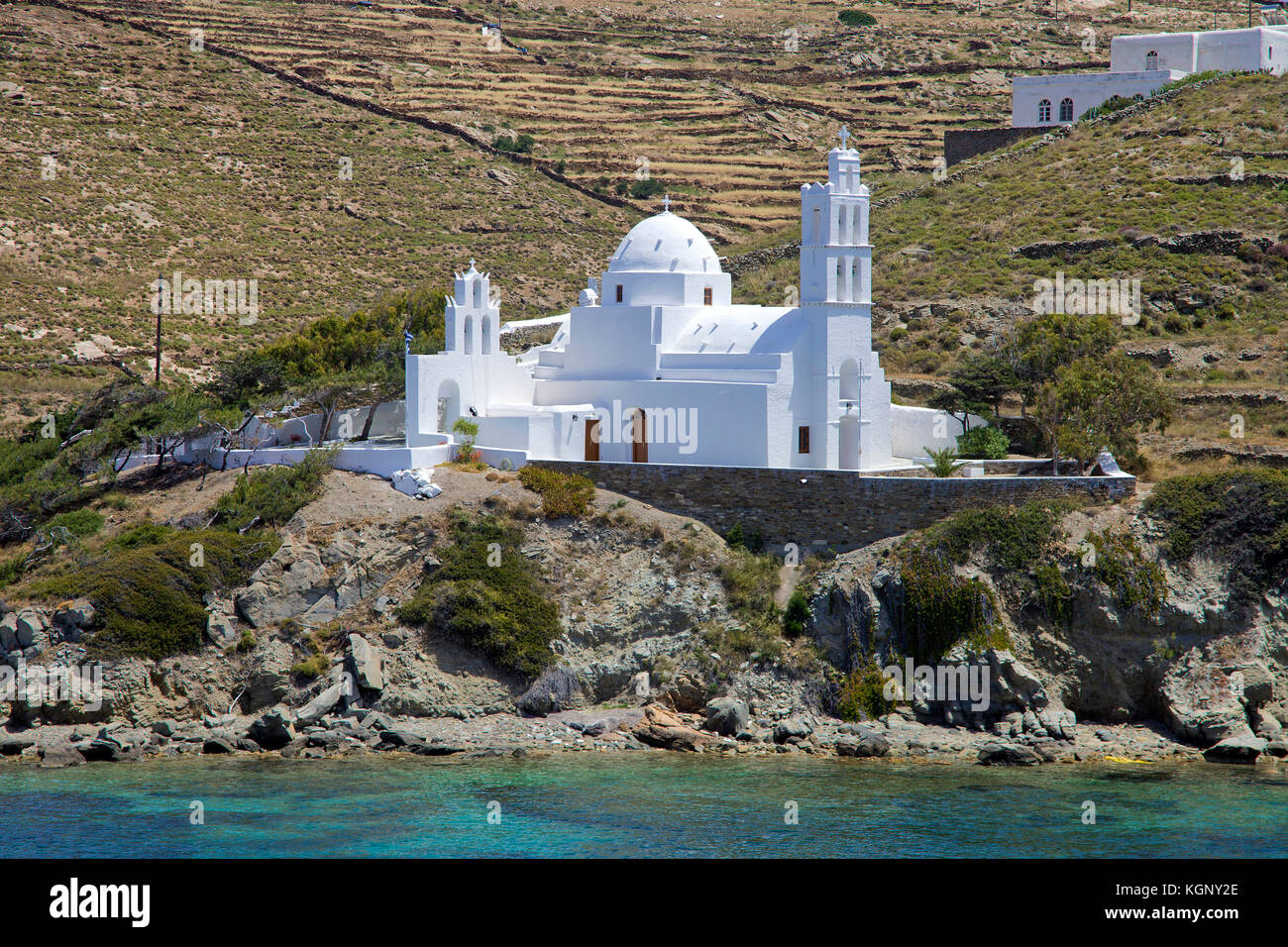 Cyclades typical churches hi-res stock photography and images - Alamy