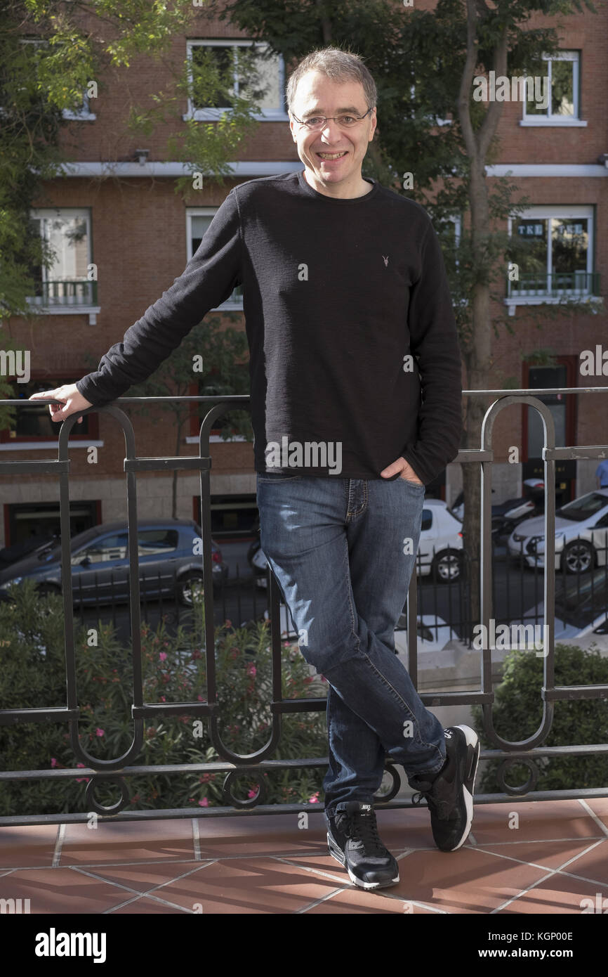 German writer David Safier poses during the presentation of his latest ...