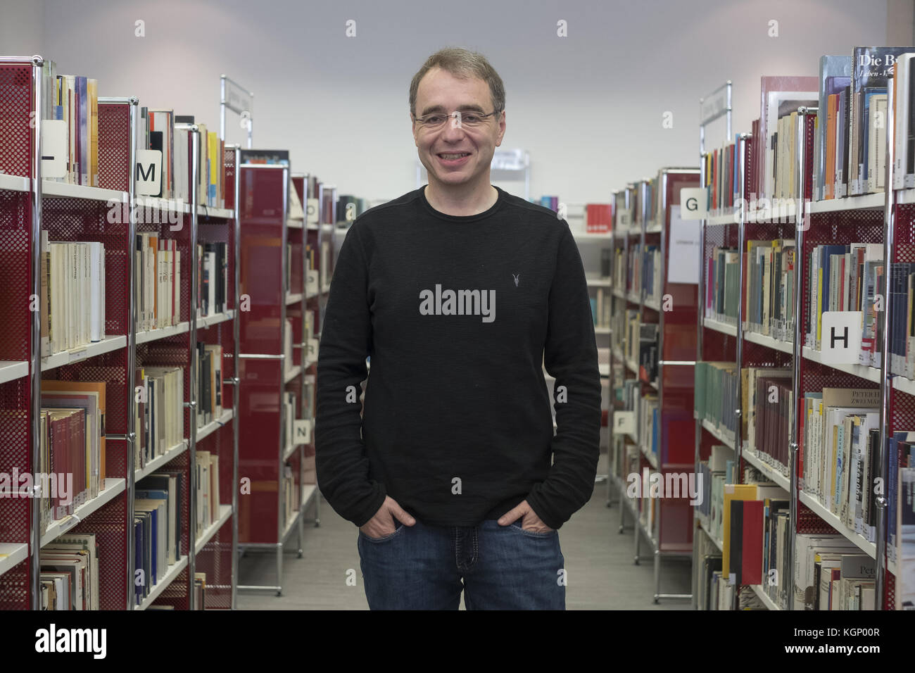 German writer David Safier poses during the presentation of his latest ...