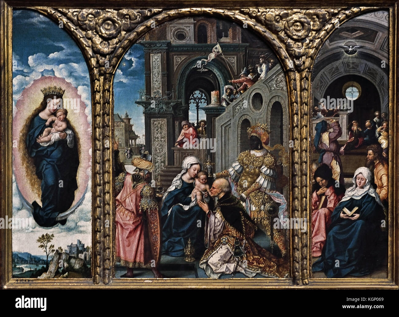 The Adoration of the Kings early 16th Century Circle of Jan Gossaert ( Jan Gossaert (Jean ...