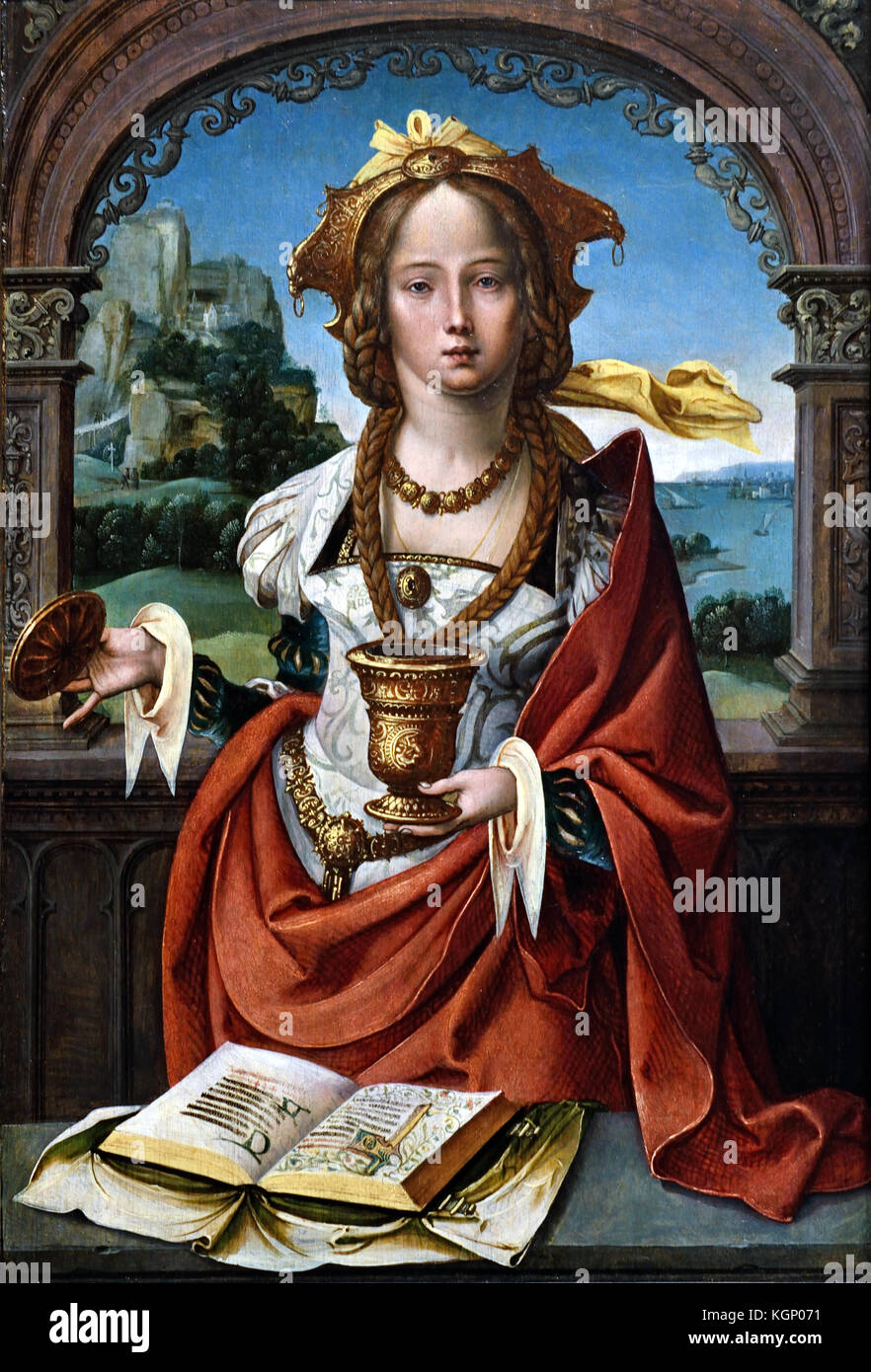 The Magdalen - Mary Magdalene ( The figures on the jar the Magdalen ...