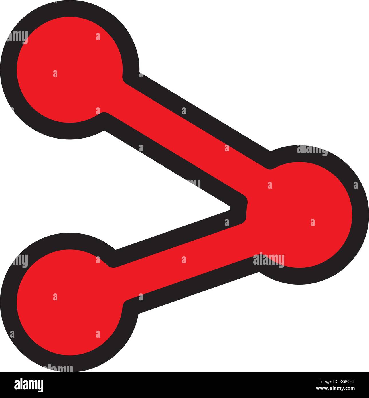 share symbol isolated icon vector illustration design Stock Vector ...