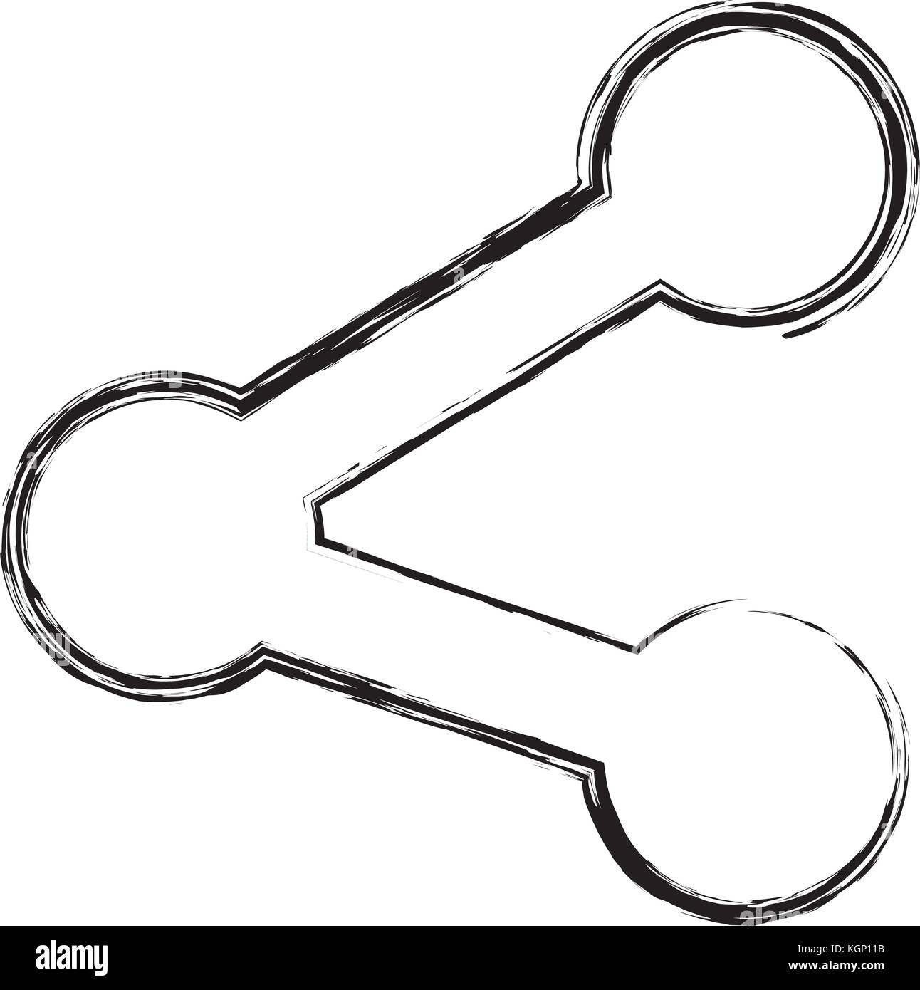 share symbol isolated icon vector illustration design Stock Vector ...