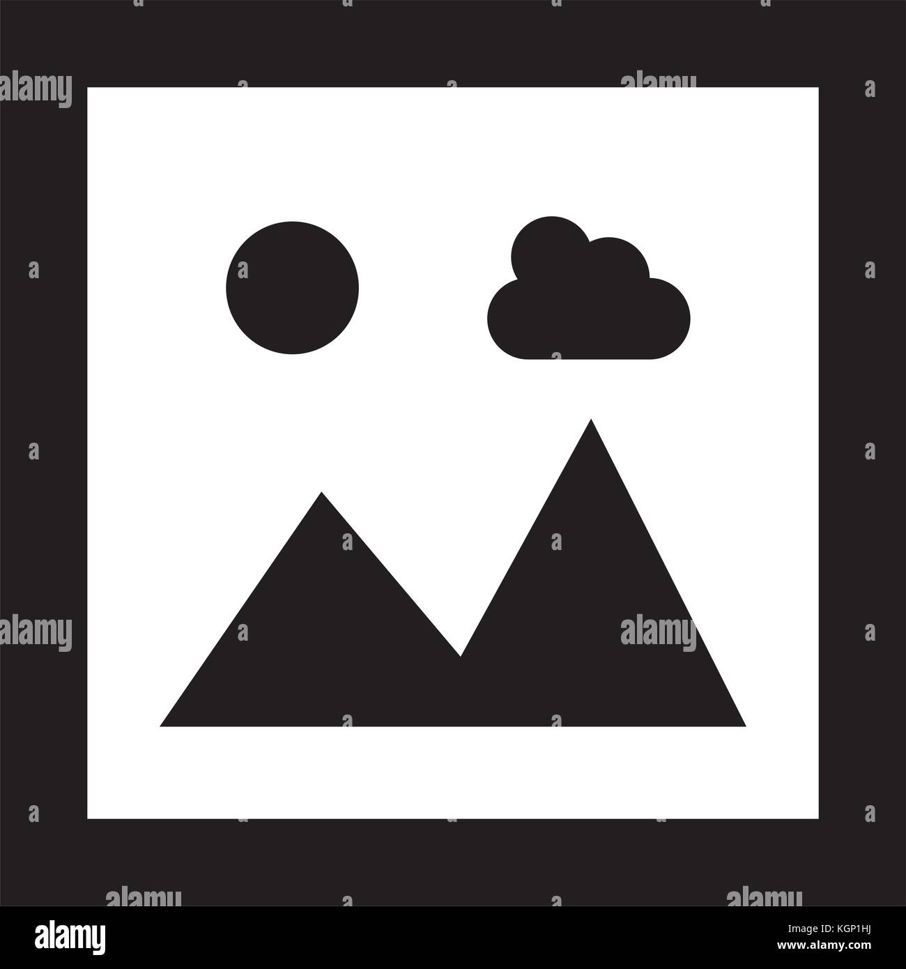 landscape snapshot isolated icon vector illustration design Stock ...