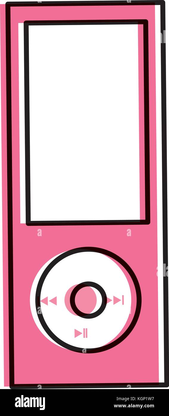 mp3 player music device vector illustration design Stock Vector Image ...