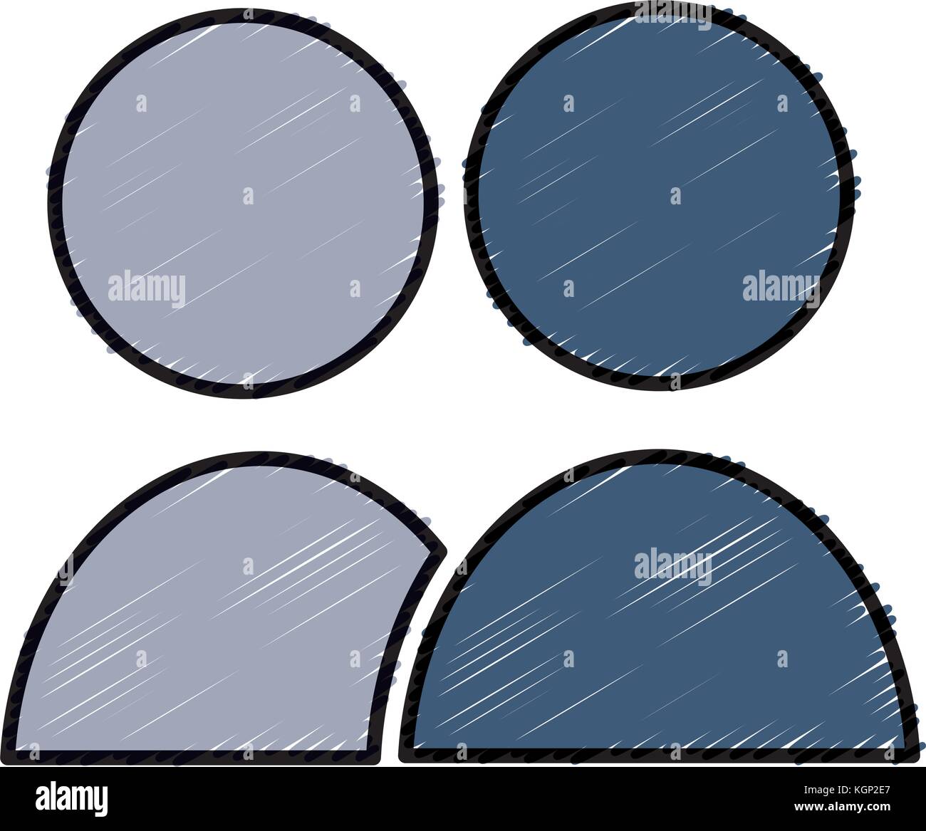 users silhouettes isolated icon vector illustration design Stock Vector ...