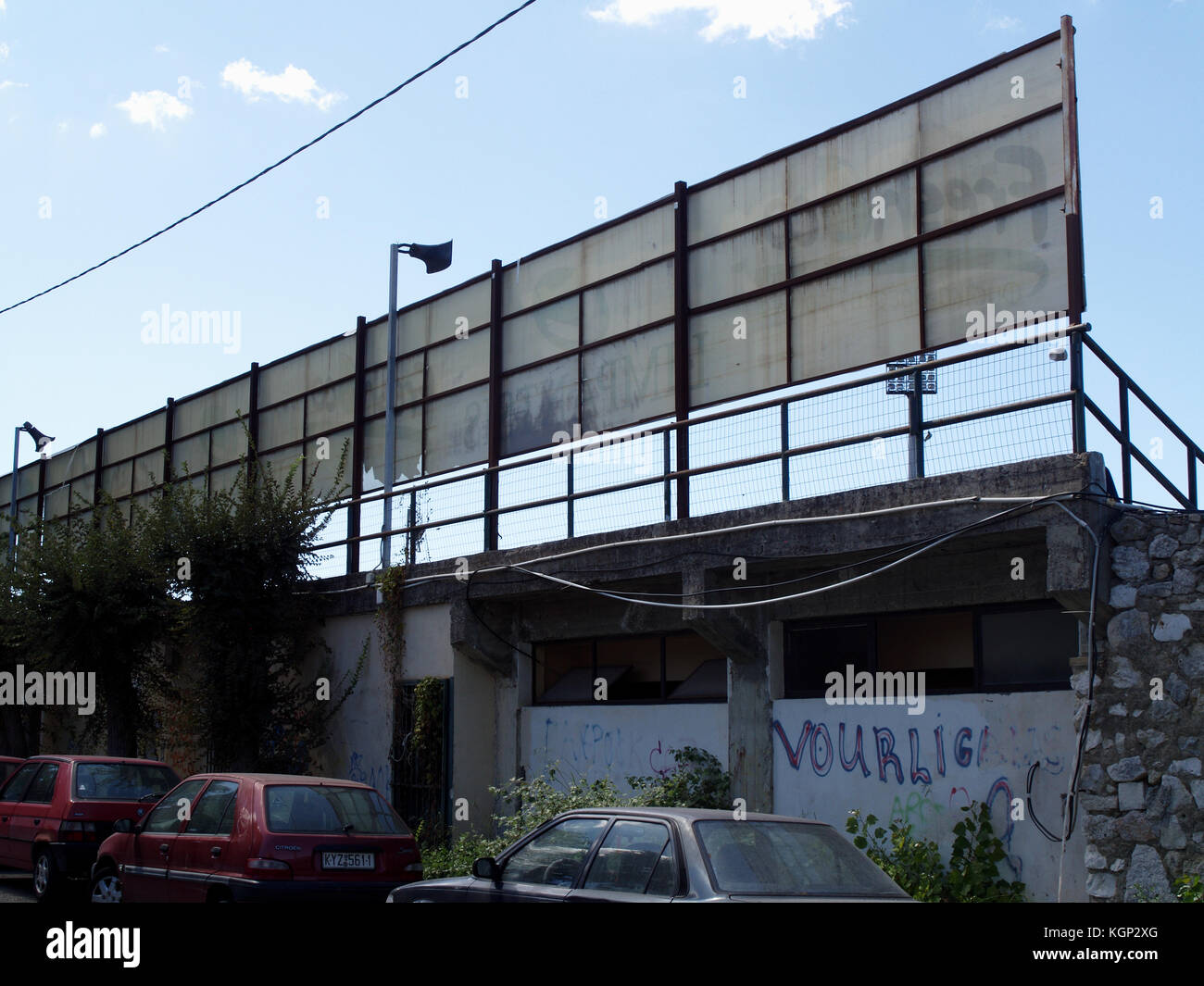 AO Kerkyra football and athletics stadium, Corfu, Greece Stock Photo ...