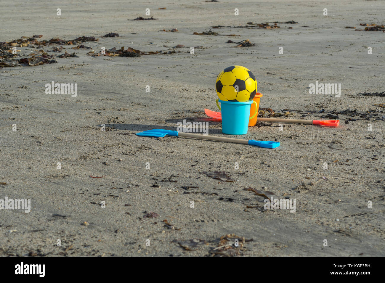 Beach Ball Bucket Spade Stock Photos & Beach Ball Bucket Spade Stock ...