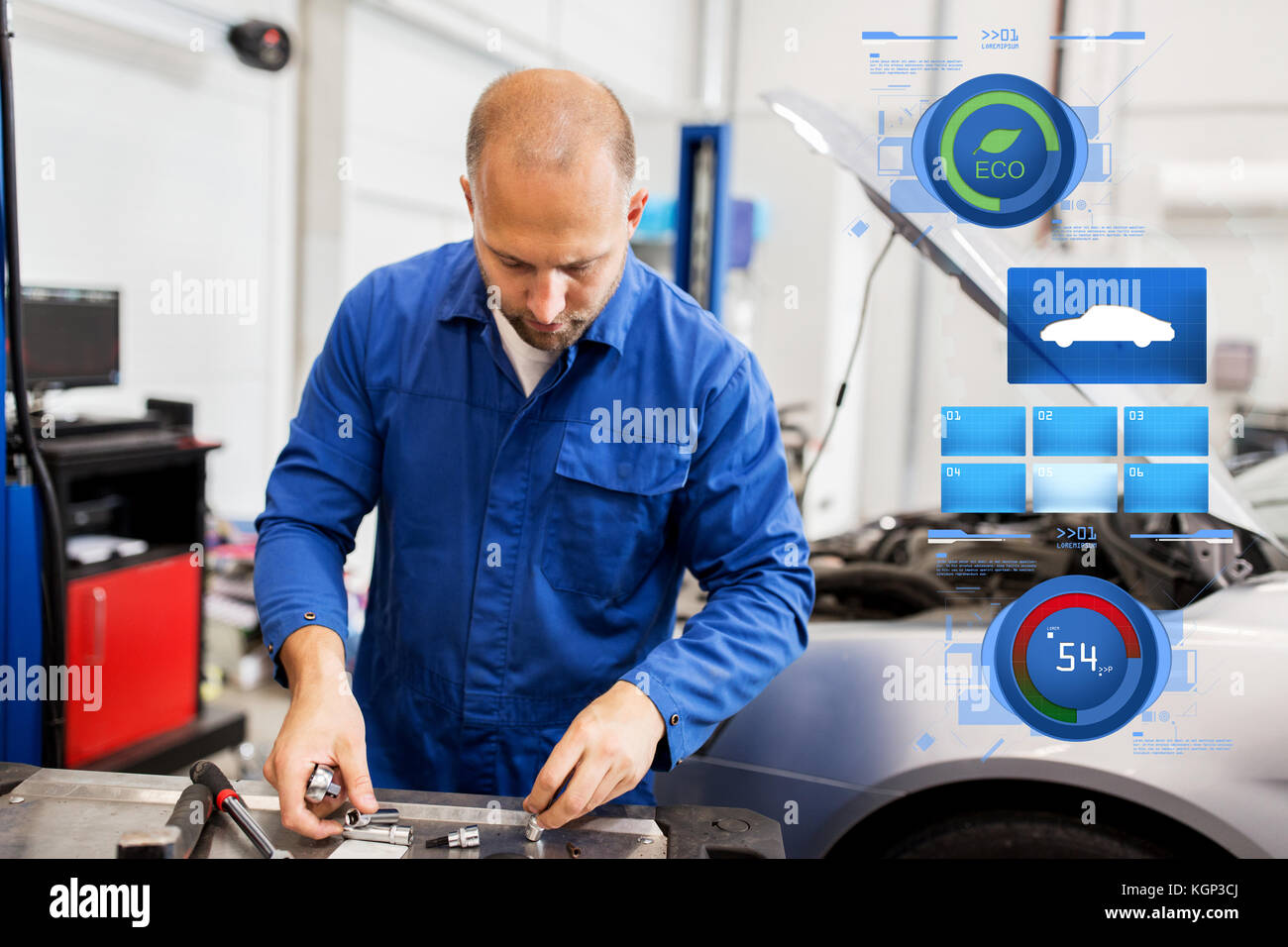 Mechanic working screw hi-res stock photography and images - Alamy