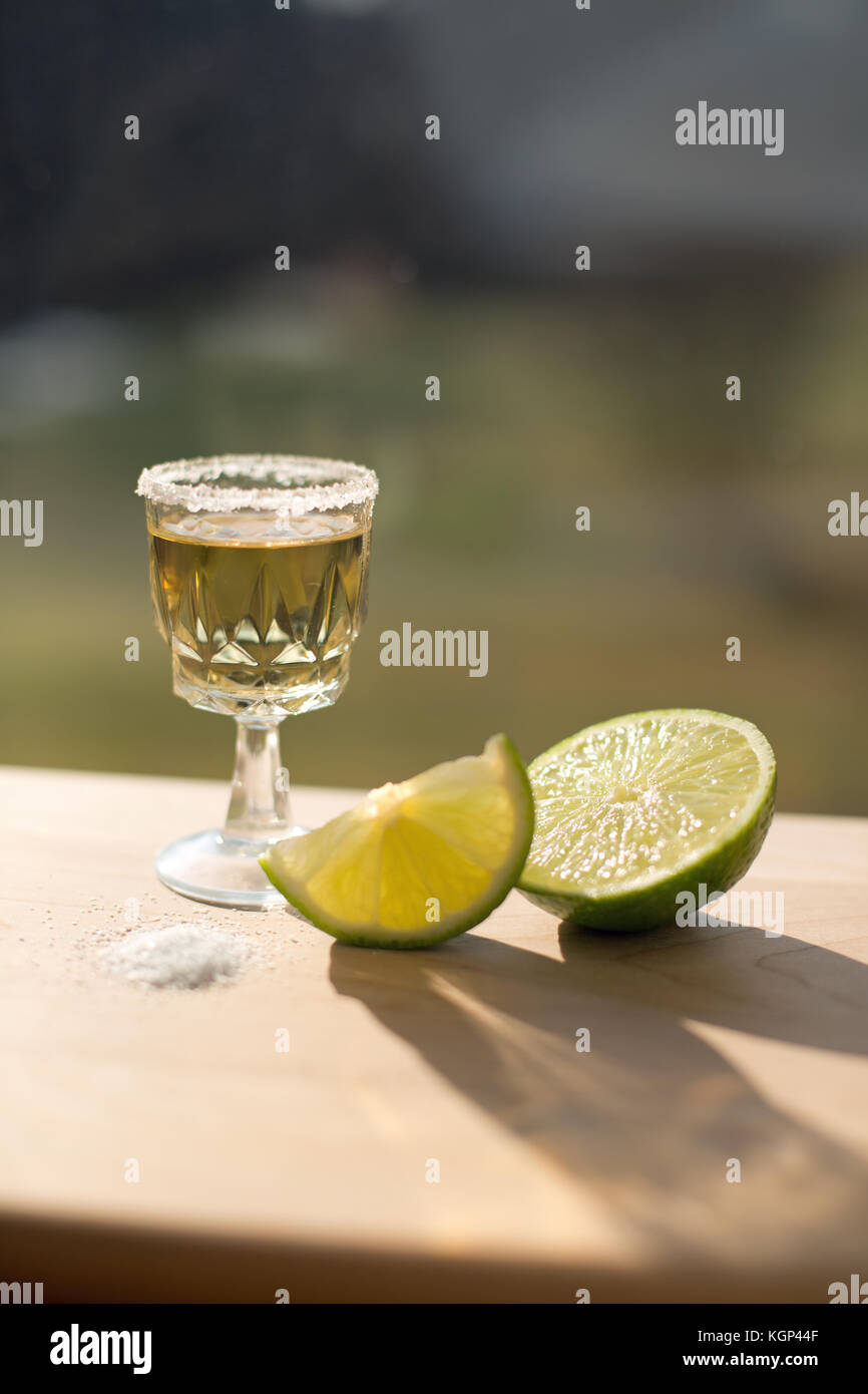 Shot of Tequila Stock Photo - Alamy