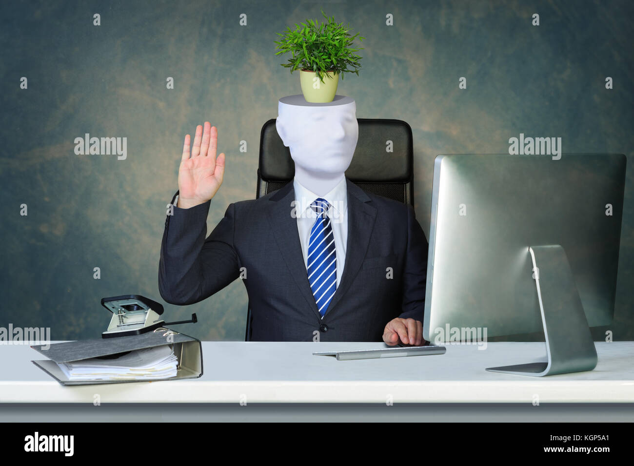 symbolic picture of apathetic colleague and bad working atmosphere in ...