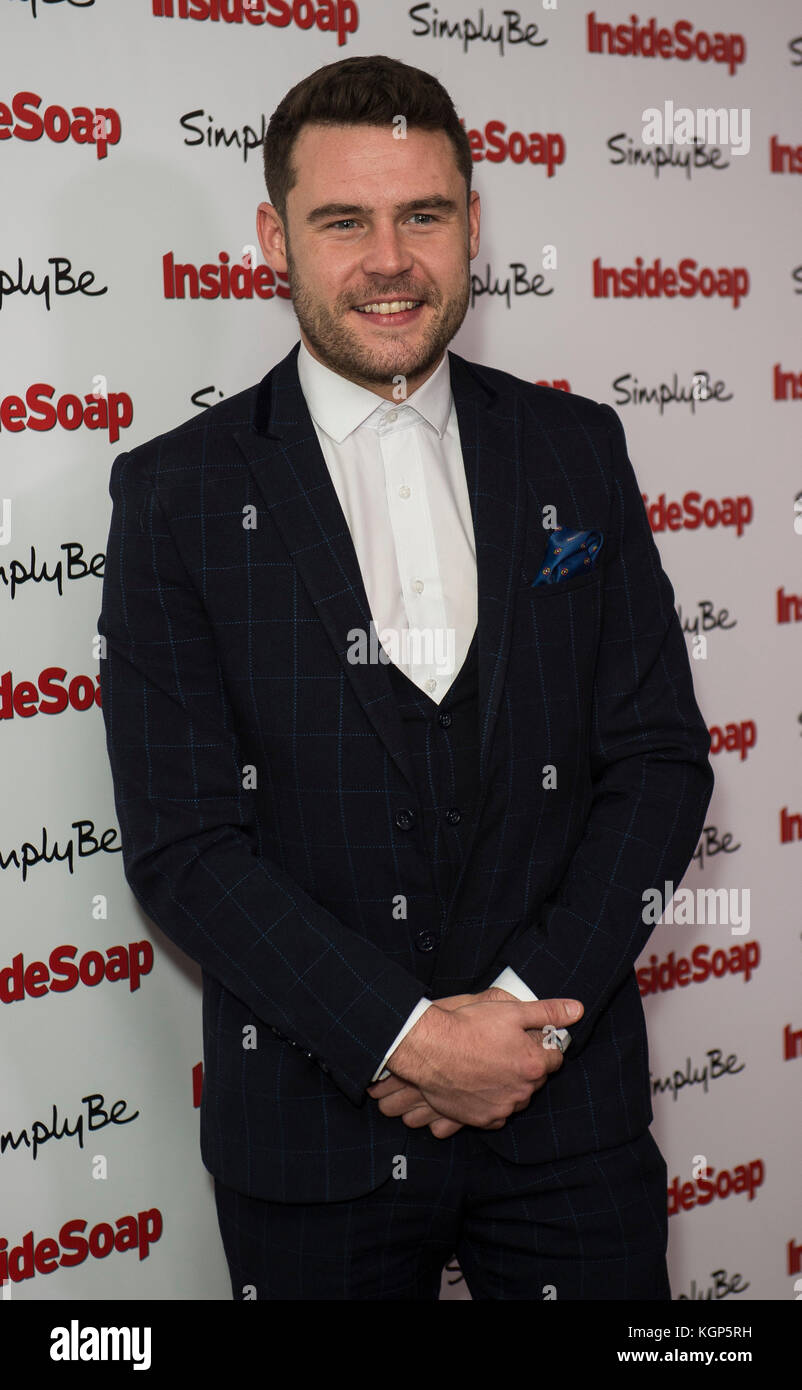 London, UK. Danny Miller, winner of the award for Best Actor at the ...