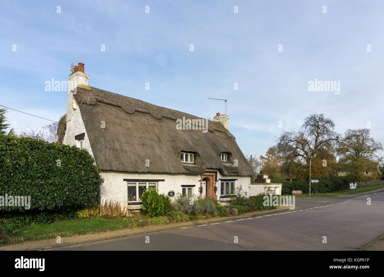 Detached thatched property, known as Corner Cottage, in the village of ...