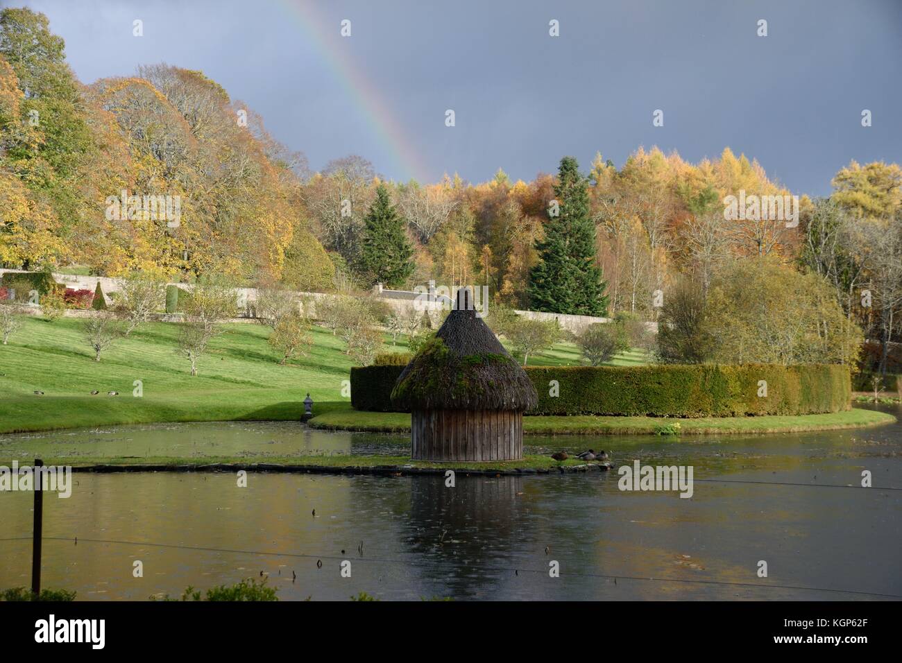 Hercules Garden at Blair Castle, Blair Atholl, Pitlochry, Perthshire ...