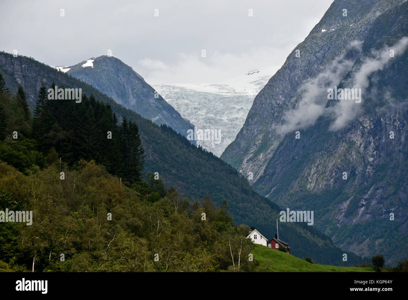 Supphellebreen Glacier, Fjaerland, Norway Stock Photo - Alamy