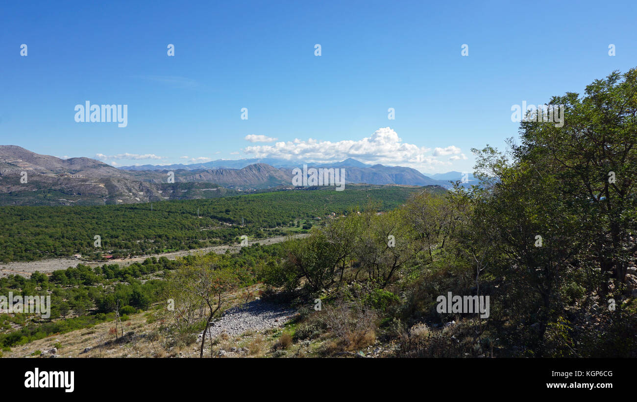 amazing wide landscape on a mountain in dubrovnik Stock Photo - Alamy