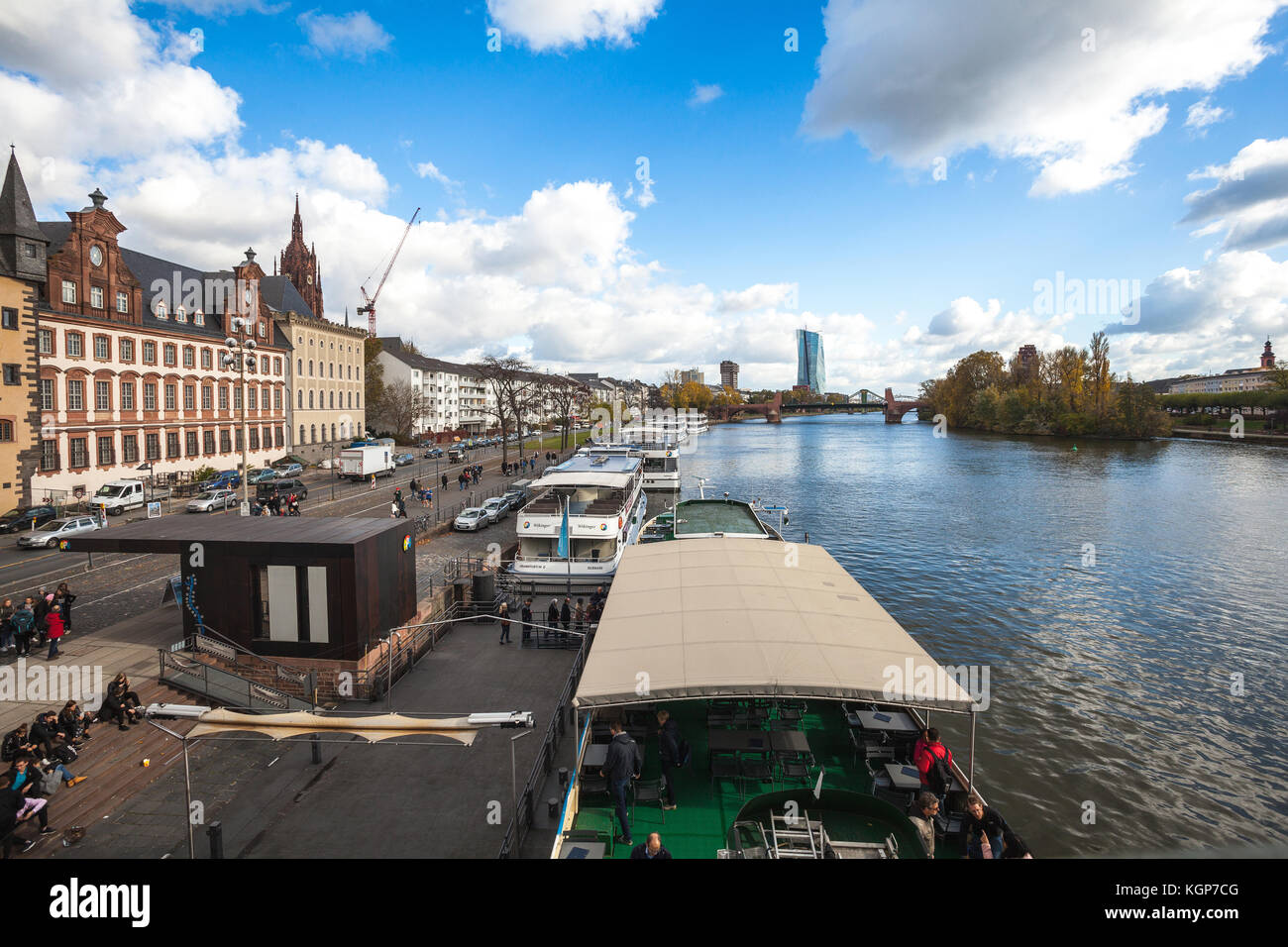 Main river Frankfurt, Germany Stock Photo - Alamy