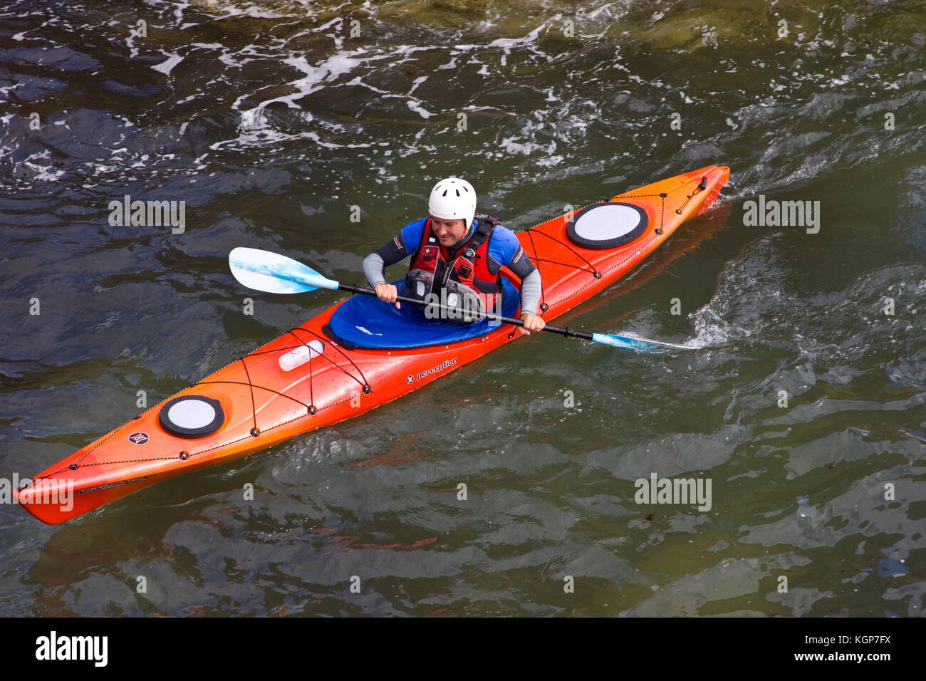 Canoeing at Portland Bill Weymouth Dorset England Stock Photo - Alamy