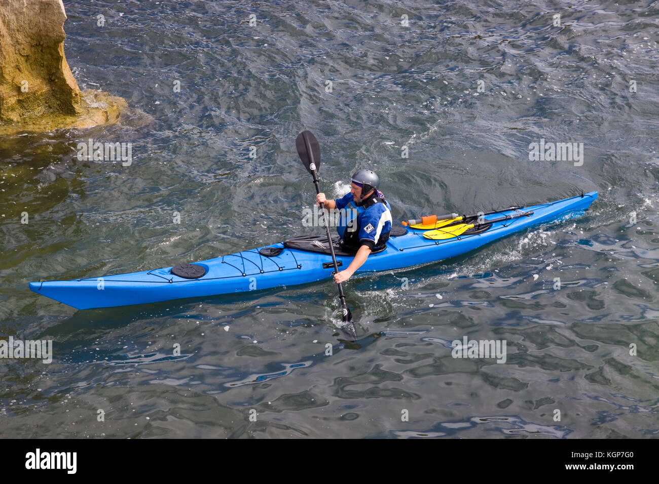 Canoeing at Portland Bill Weymouth Dorset England Stock Photo - Alamy