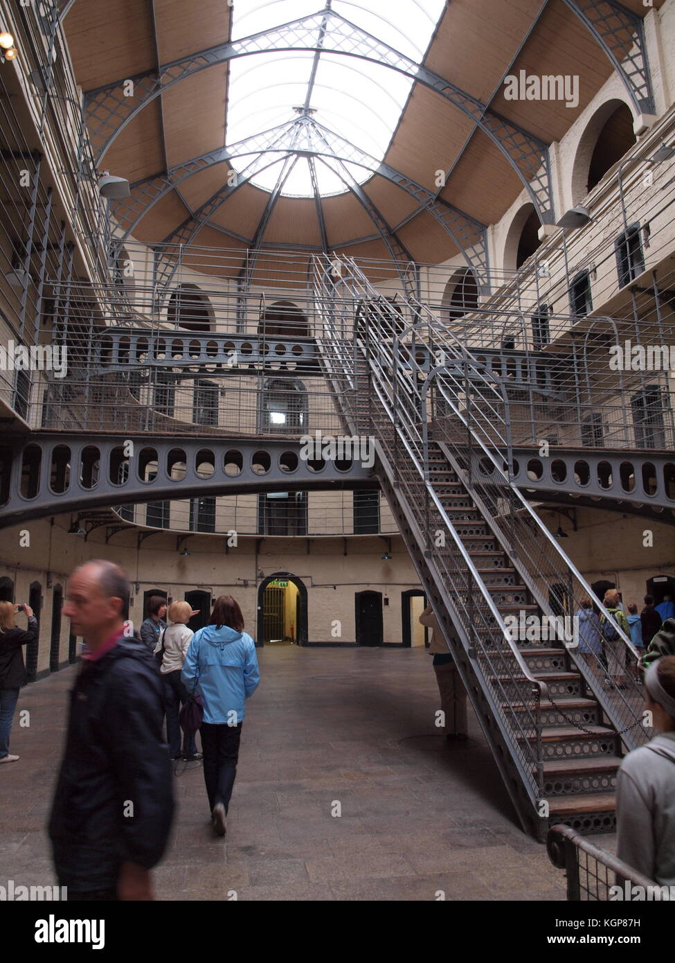 Large skylight over jail court hi-res stock photography and images - Alamy