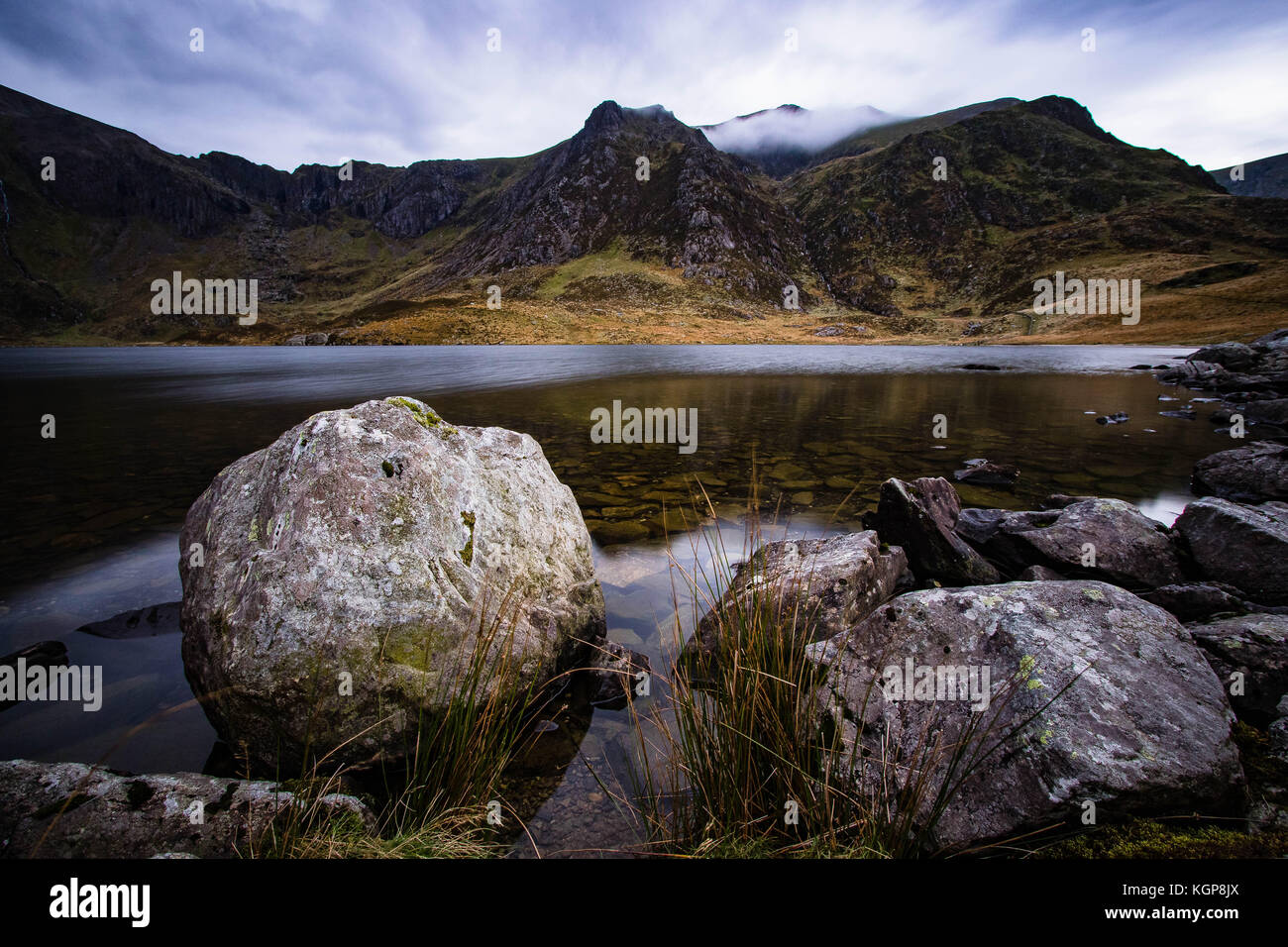 Llyn Idwal, Snowdonia, Wales Stock Photo - Alamy