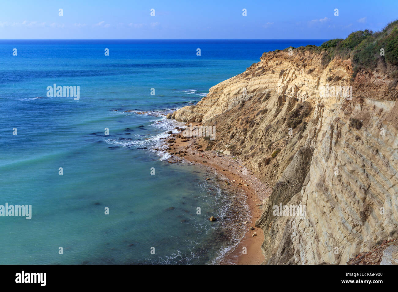 Torre Salsa cliff and beach (Agrigento, Italy Stock Photo - Alamy