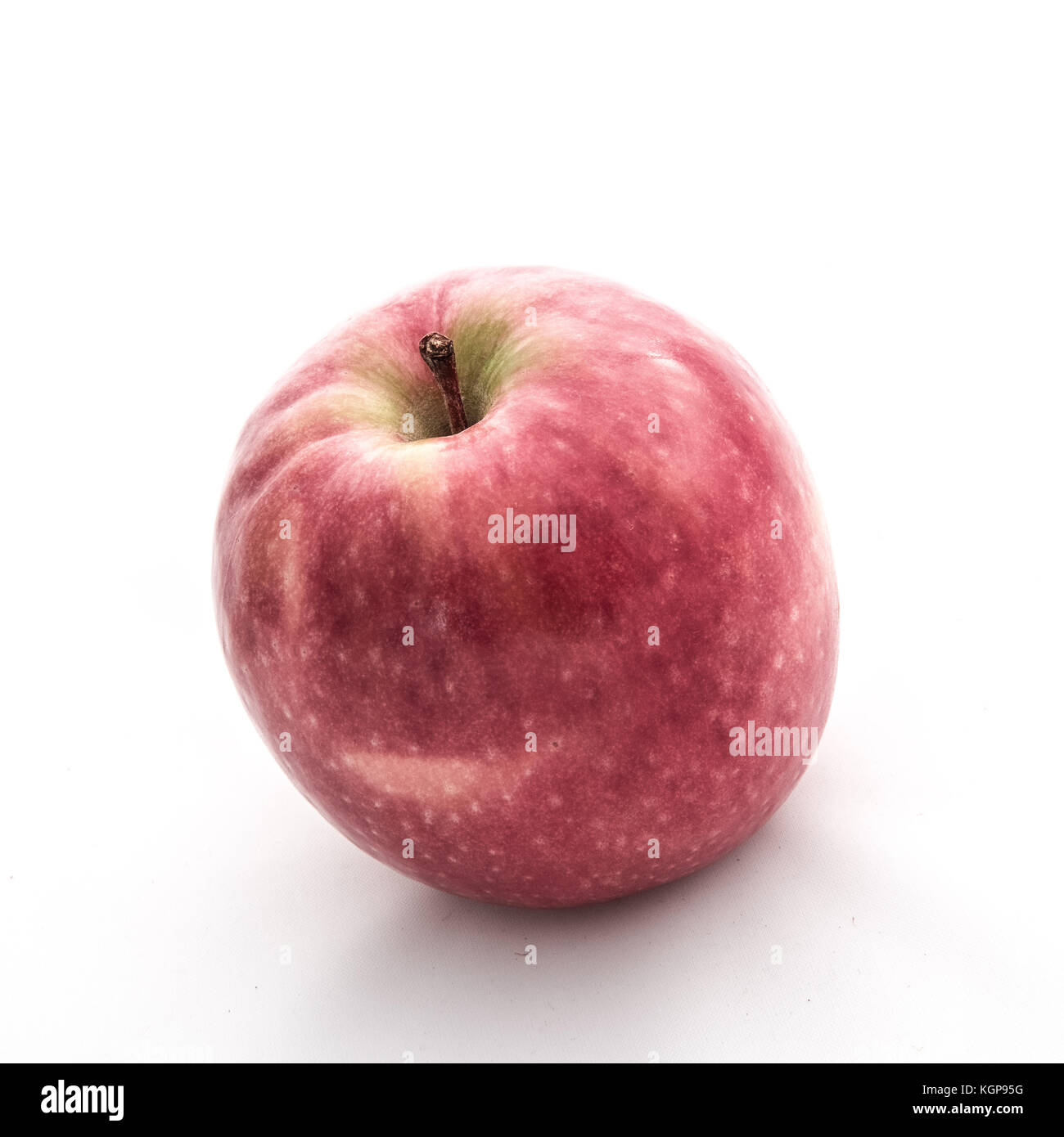 Apple isolated on white Stock Photo - Alamy