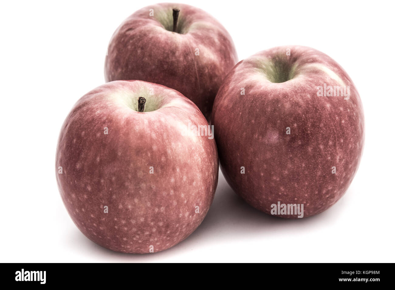 Apple isolated on white Stock Photo - Alamy