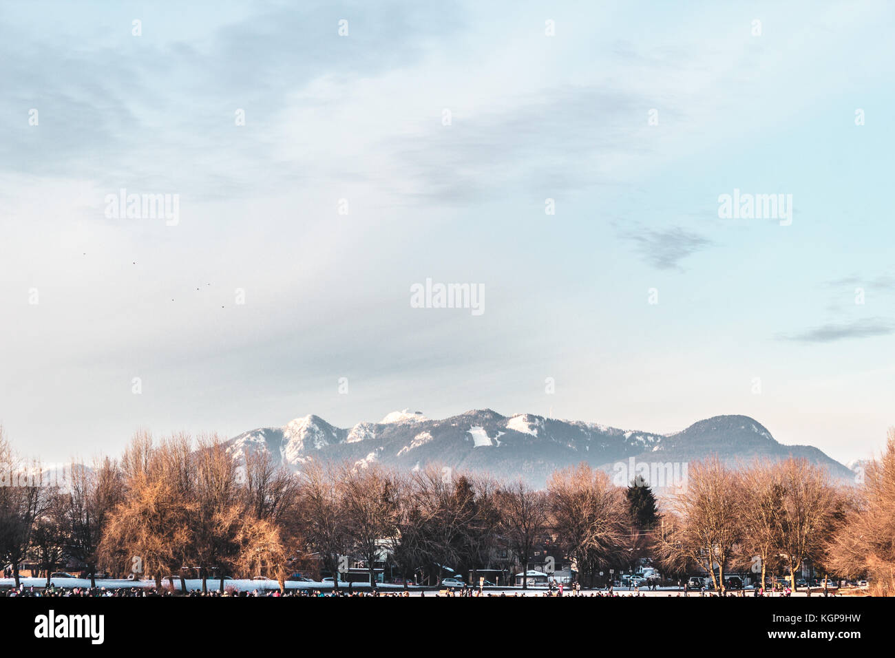 Photo of Trout Lake Frozen in Vancouver, BC, Canada Stock Photo - Alamy