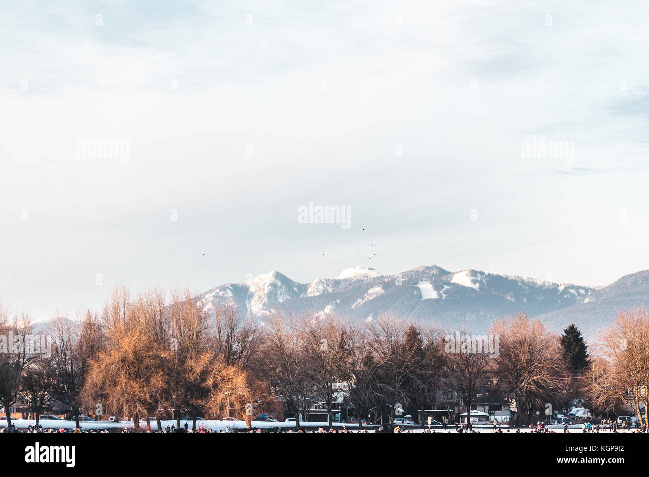 Photo of Trout Lake Frozen in Vancouver, BC, Canada Stock Photo - Alamy