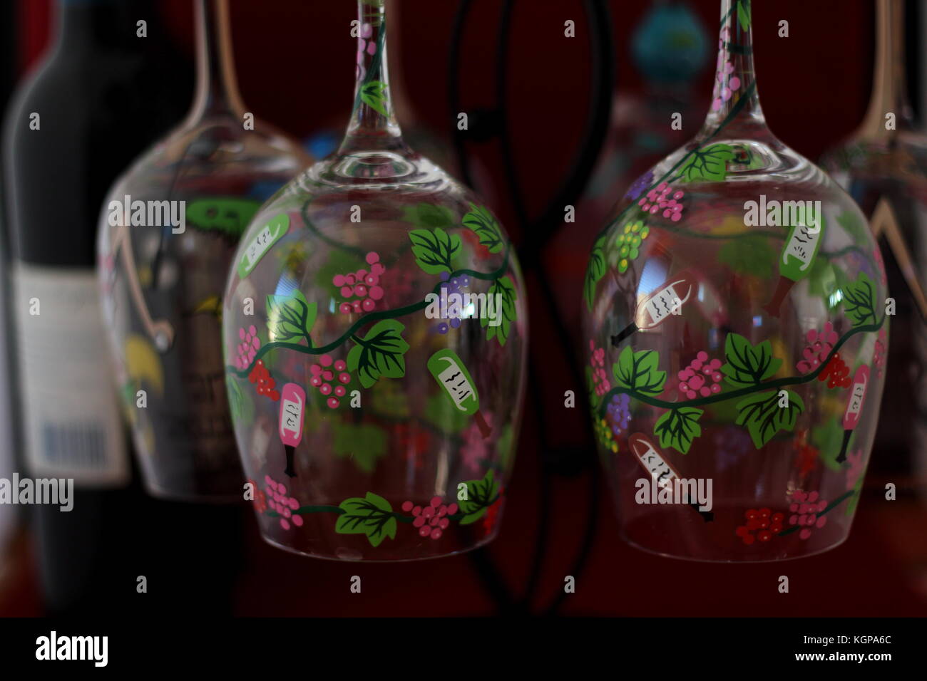 Rack of glasses hi-res stock photography and images - Alamy