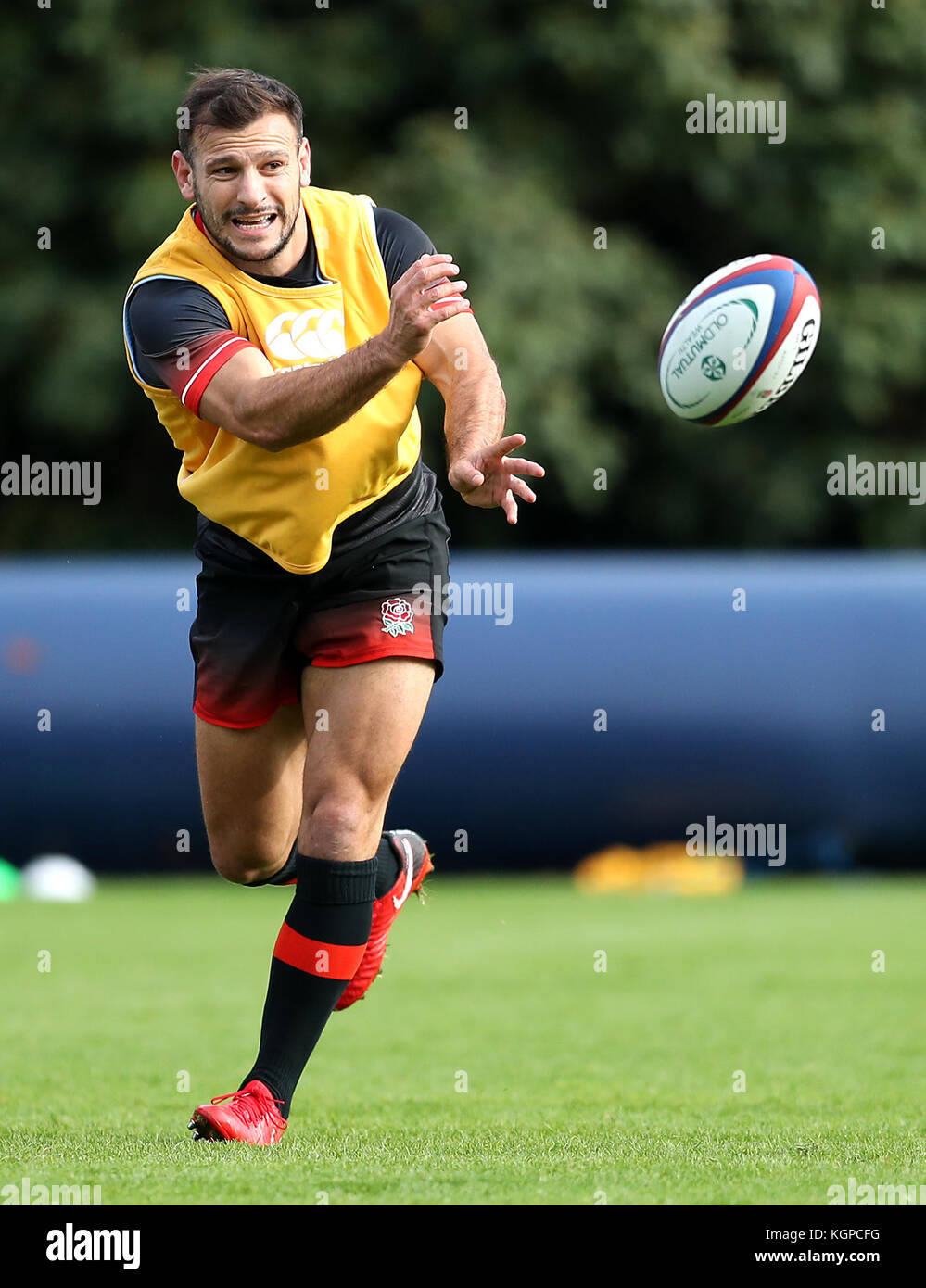 England's Danny Care during the training session at Pennyhill Park ...