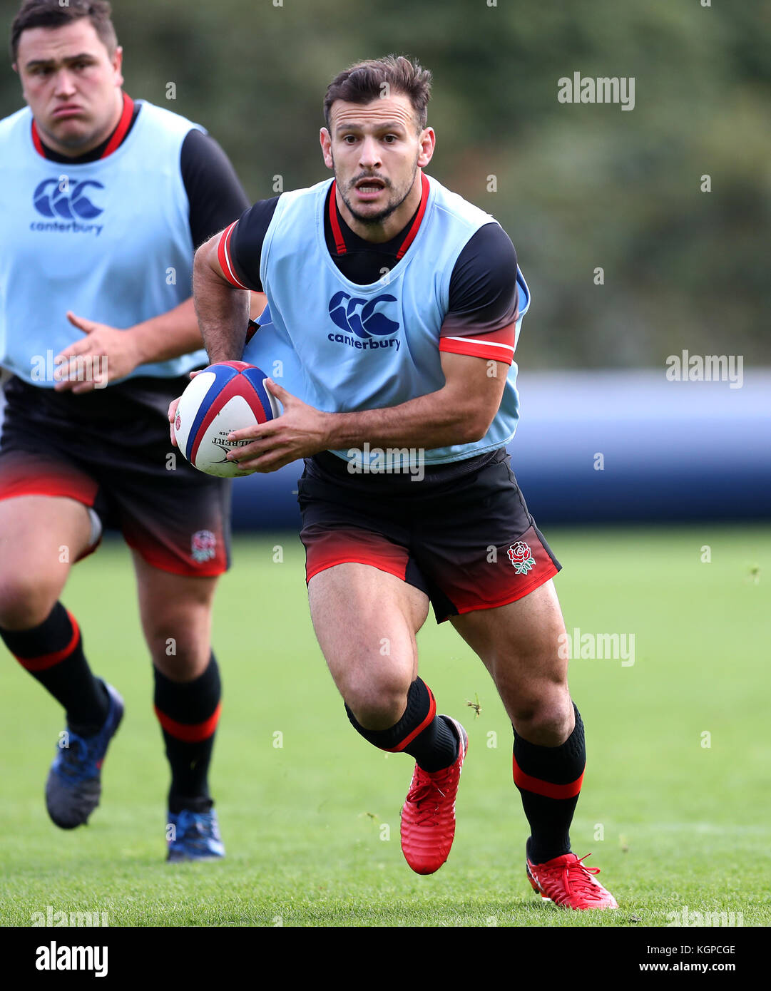 England's Danny Care during the training session at Pennyhill Park ...