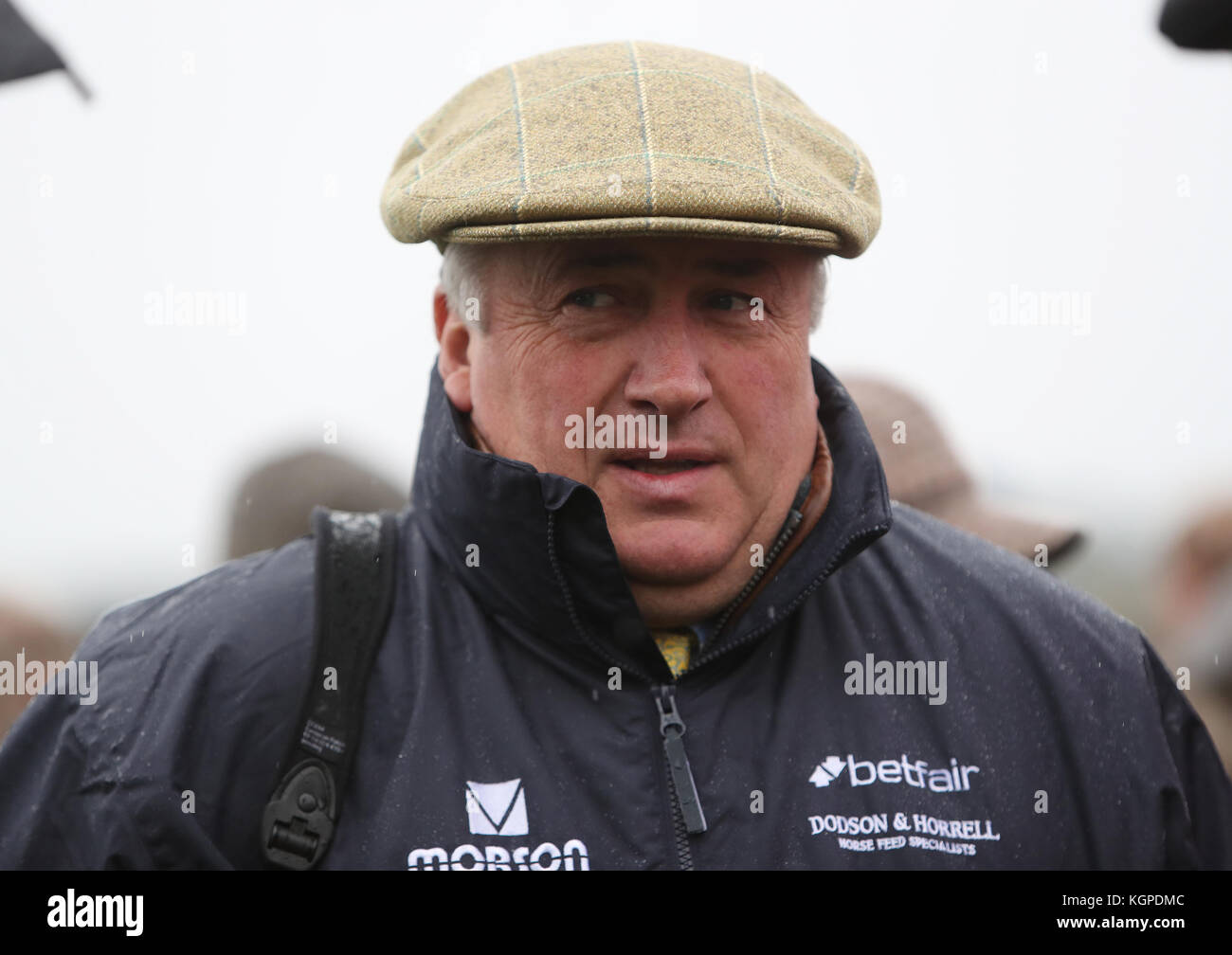 Trainer Paul Nicholls during 188 Bet Haldon Gold Cup Day at Exeter ...