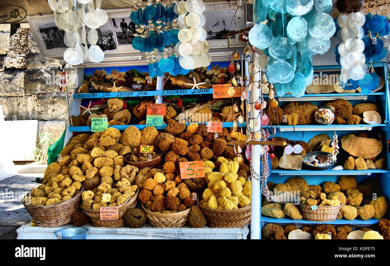 Hand-made sea foam sponges Stock Photo - Alamy
